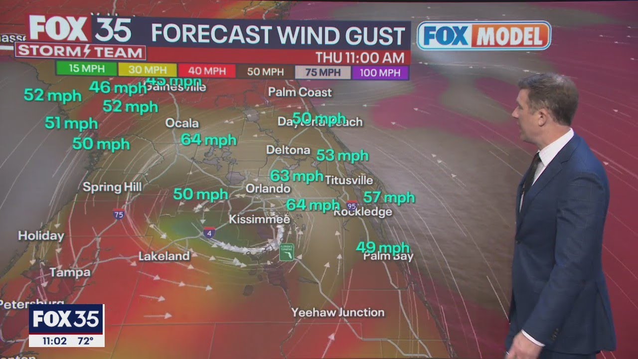 Tropics Forecast: Florida could see 50-60mph wind gusts from ...