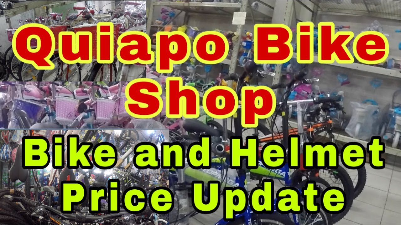 MURANG BIKE AT HELMET SA QUIAPO | PRICE UPDATE - YouTube