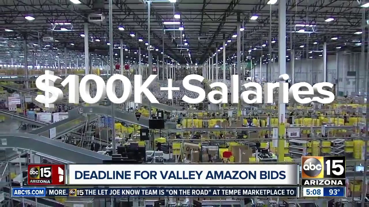 Cities vying for second Amazon headquarters - YouTube
