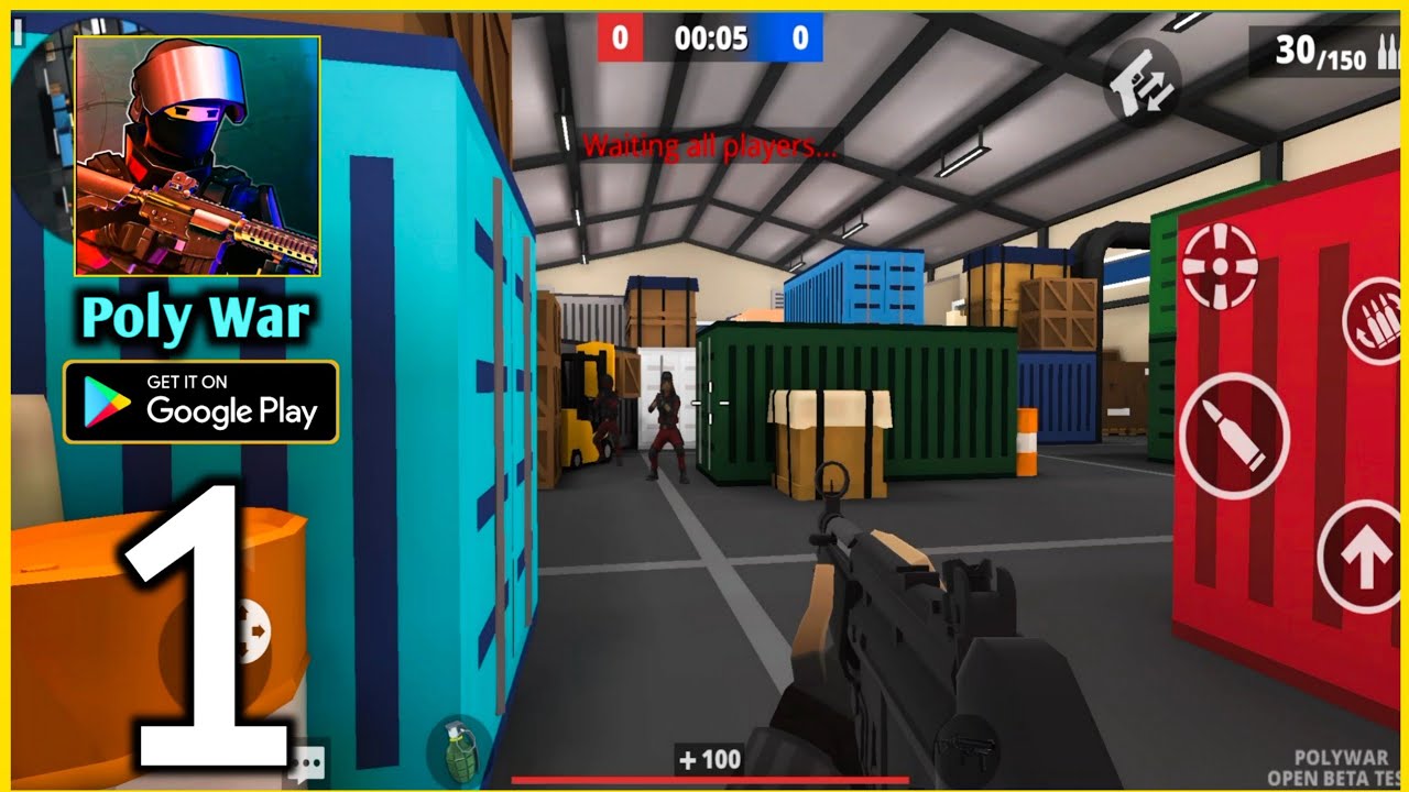 Poly War New Battle Royal Game On Android Gameplay Part - 1 - YouTube