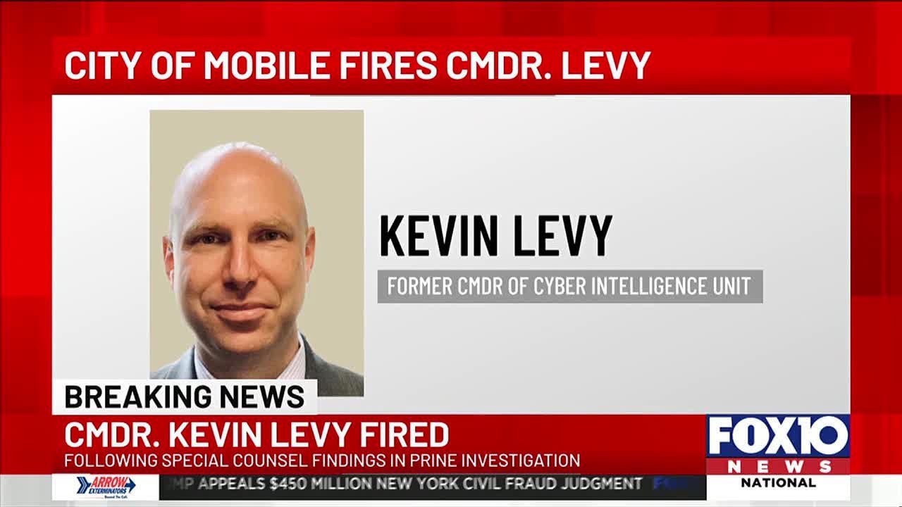 Mobile Cyber Intelligence Commander Kevin Levy fired by city - YouTube