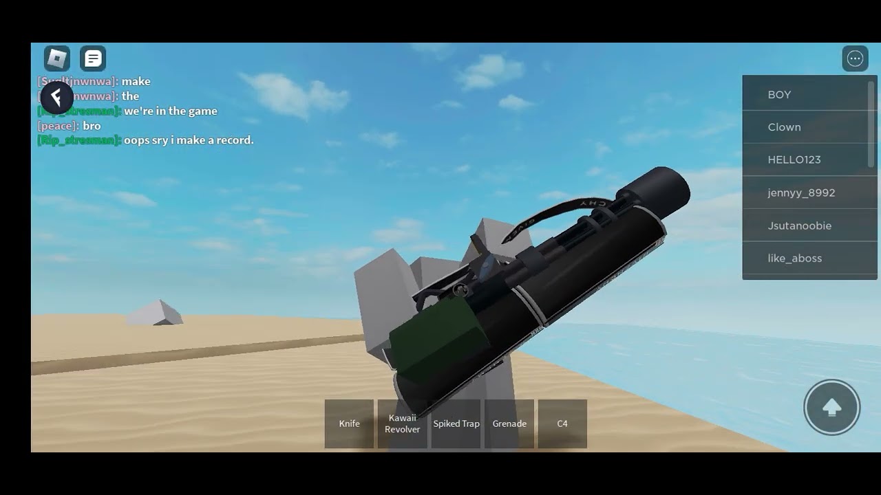 roblox scripts fe Gatlin gun - YouTube