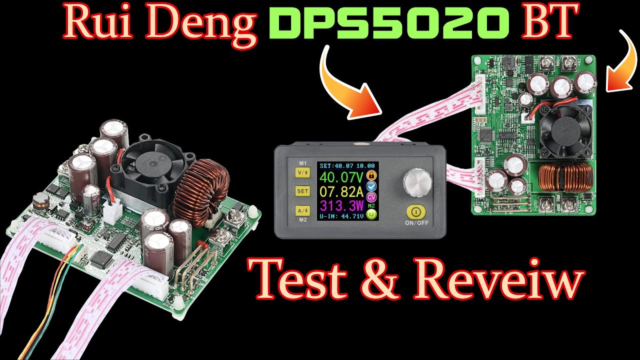Rui Deng DPS5020 BT Review & Test Power Supply Control Module - YouTube