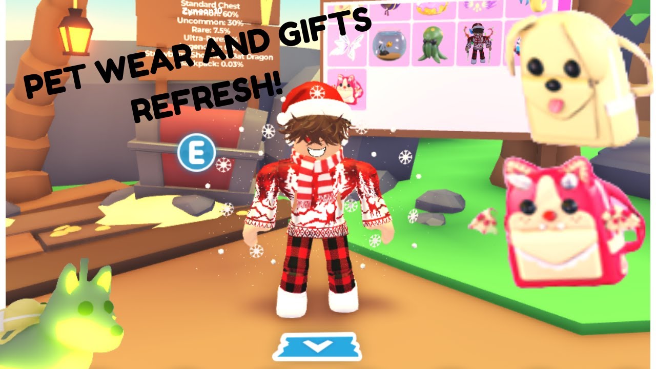 *NEW* Pet Wear and Gifts REFRESH in ADOPT ME!!! - YouTube