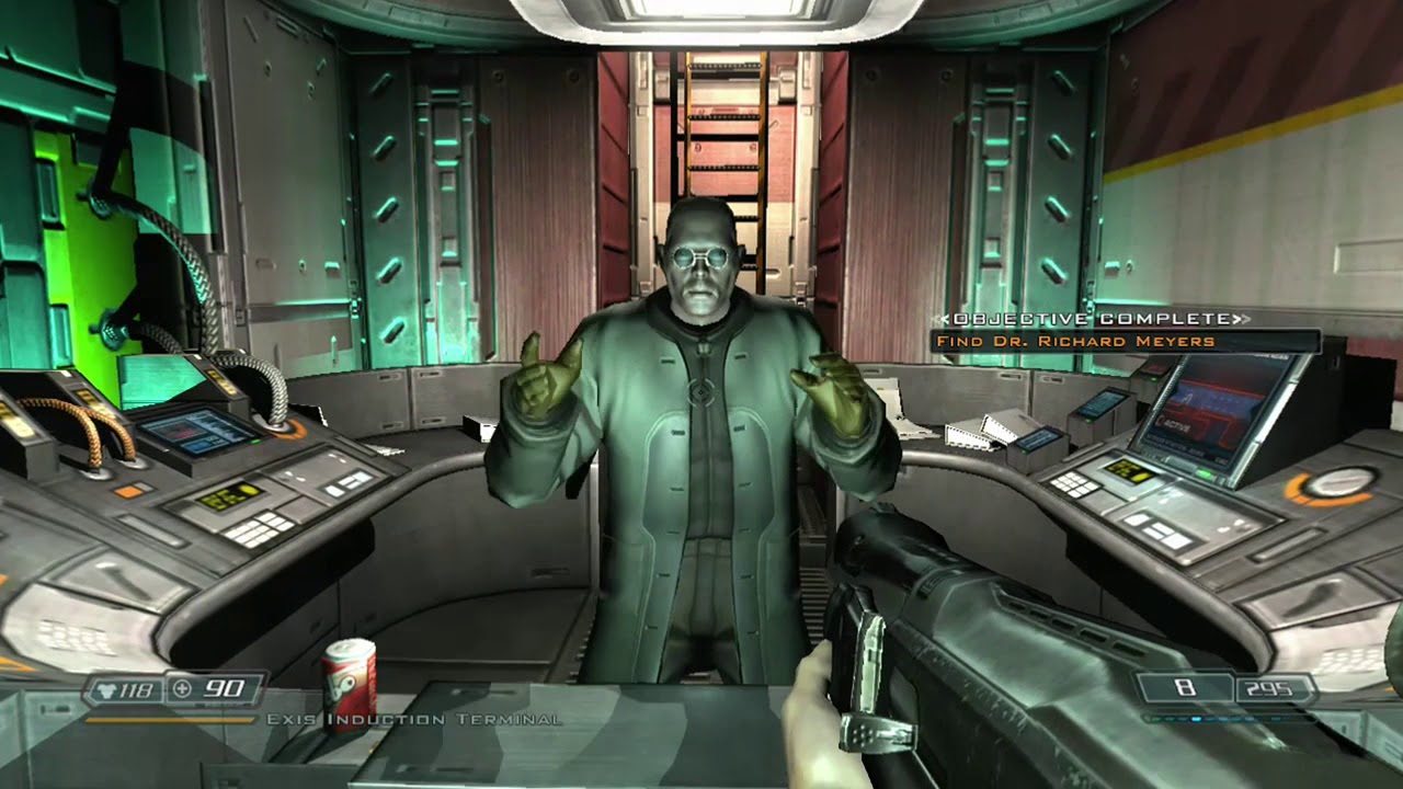 Doom 3: Lost Mission - (Exis Labs, Veteran Difficulty) - YouTube