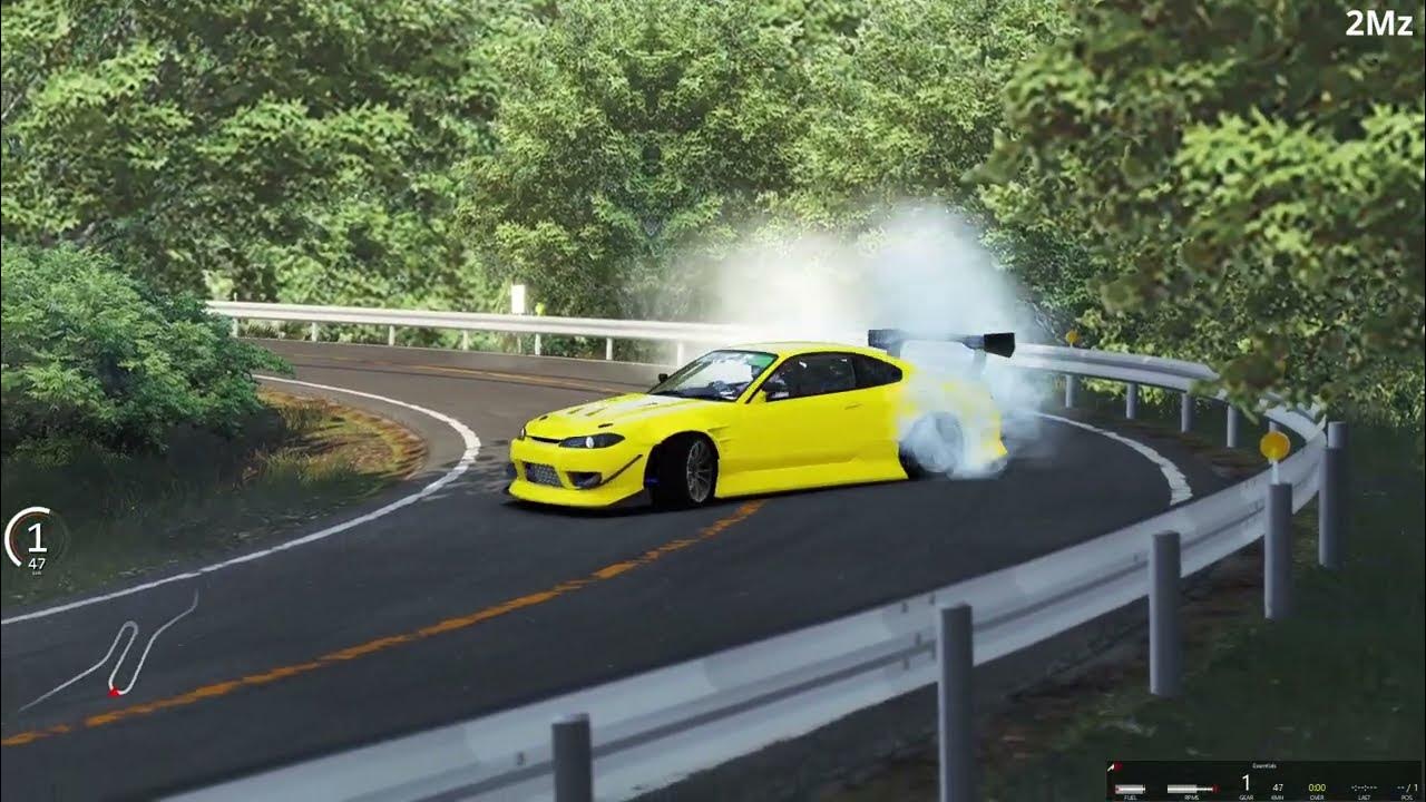 Nissan Silvia S15 Mount Akina Drift practice - Assetto Corsa - YouTube