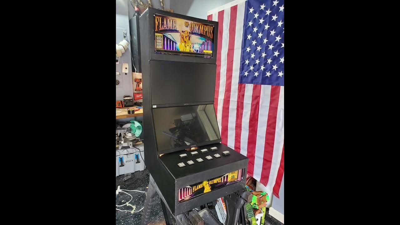 Custom homemade dual screen video Slot Machine build - YouTube