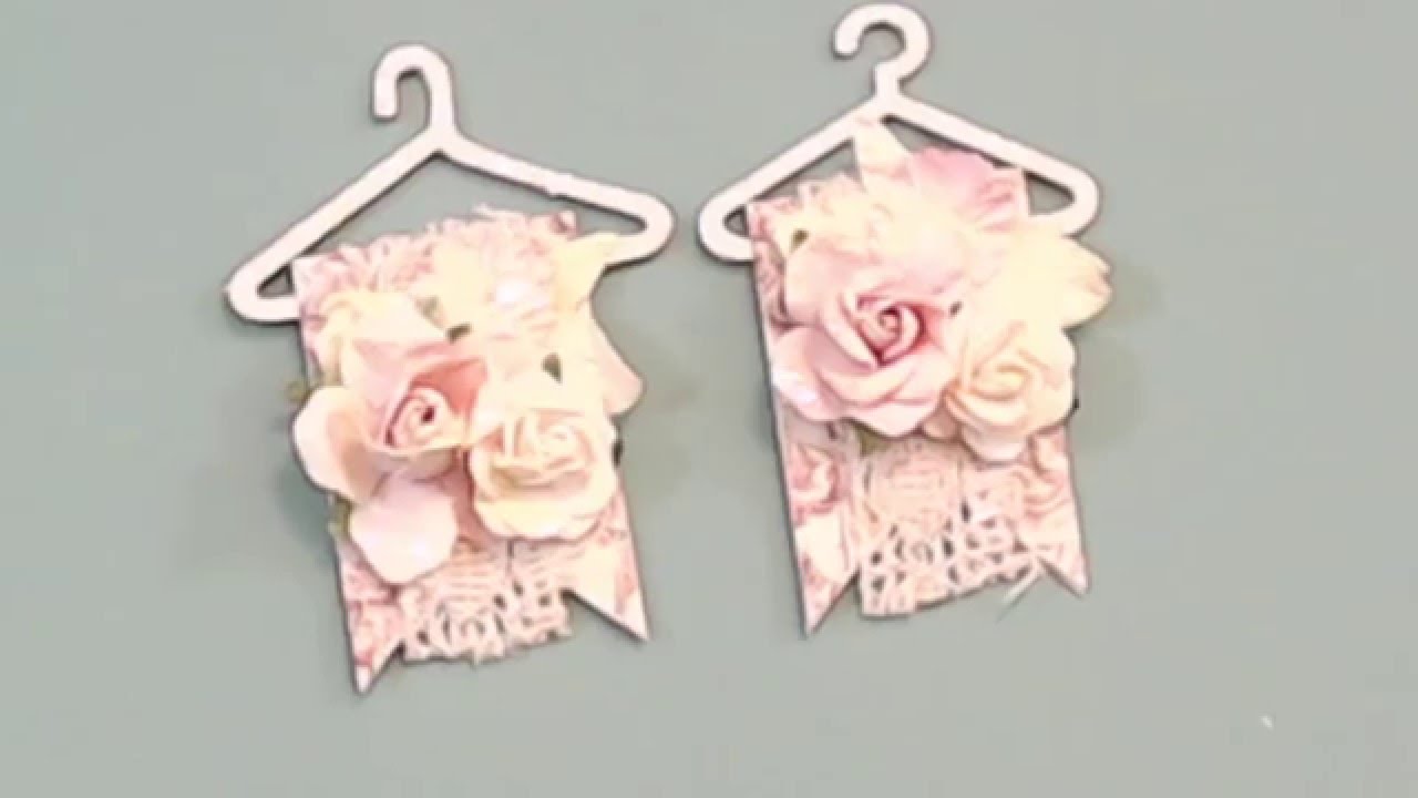 Embellishment {short} Tutorial Series - {Day 1} Hanger Banners - YouTube