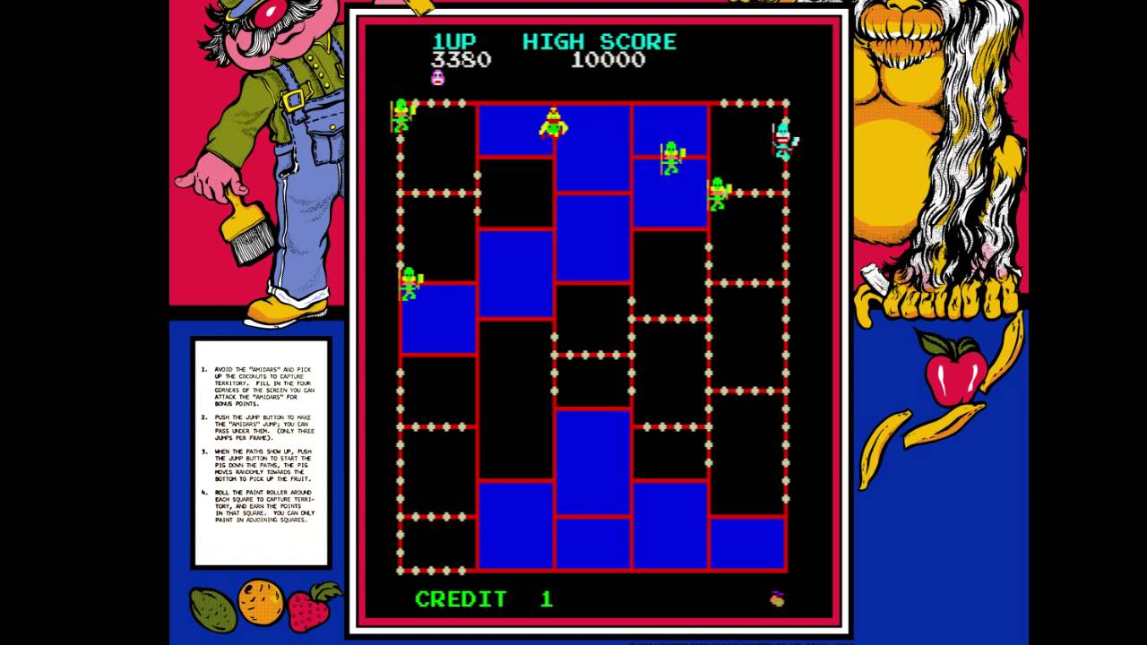 Mark Plays.... Amidar (Arcade)(Konami)(1982) - YouTube