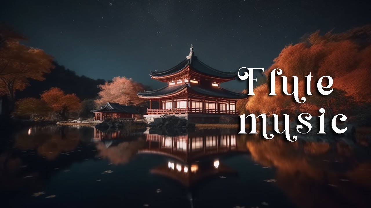 Light and peaceful evening - Japanese flute music for meditation, body ...