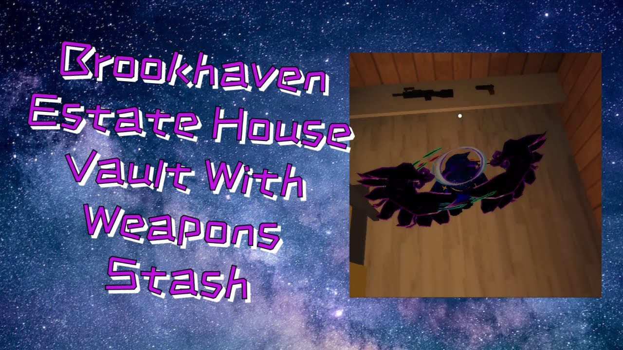 How To Find The Estate House Vault With Weapons Stash In Brookhaven 🔫💣🏠 ...