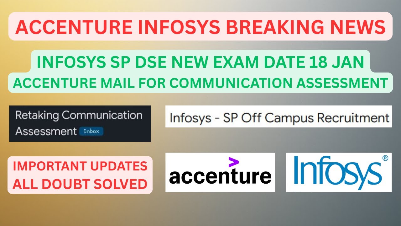 Accenture Infosys New Updates | Accenture Interview Results | Status of ...