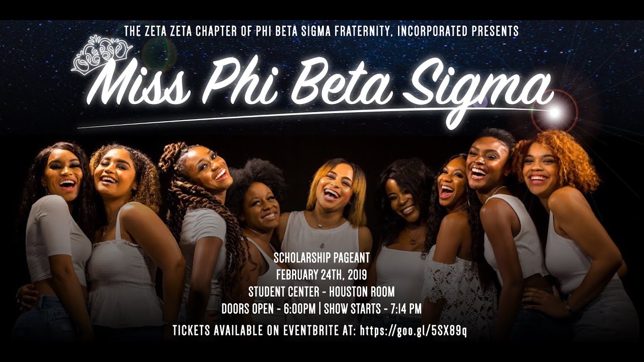 UH Sigmas Miss Phi Beta Sigma Scholarship Pageant 2019 - YouTube