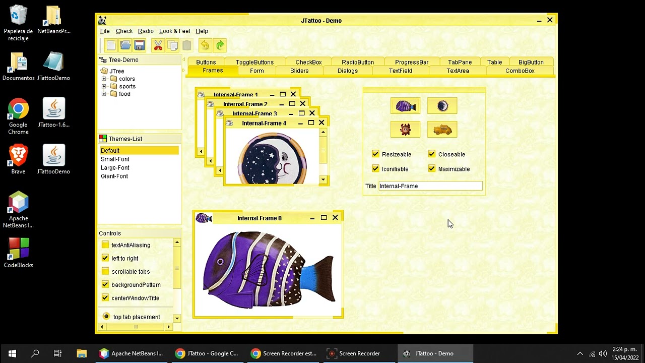JTattoo - Look and Feels | GUI en Java - YouTube