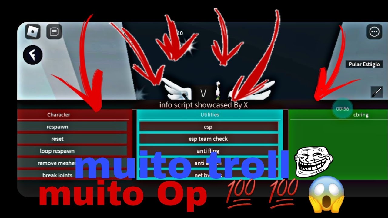 novo troll gui muito Op 💯 para Fluxus hydrogen Arceus x v3 - YouTube