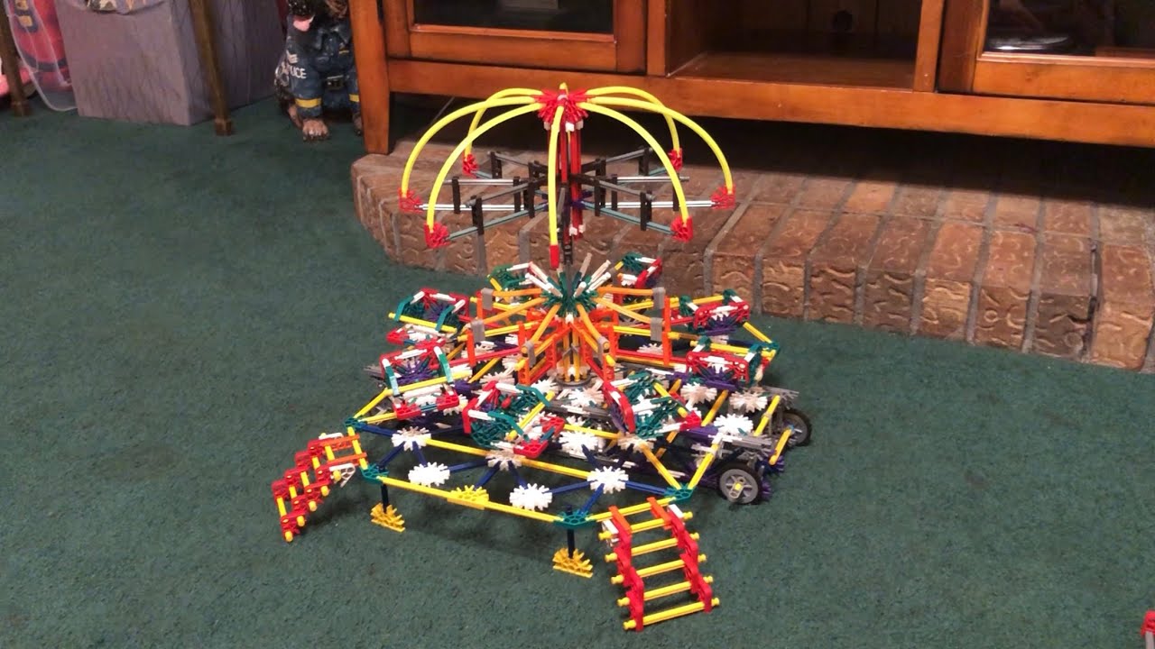 Knex Hampton Umbrella Kiddie Ride. Fair Ride Carnival Ride. - YouTube