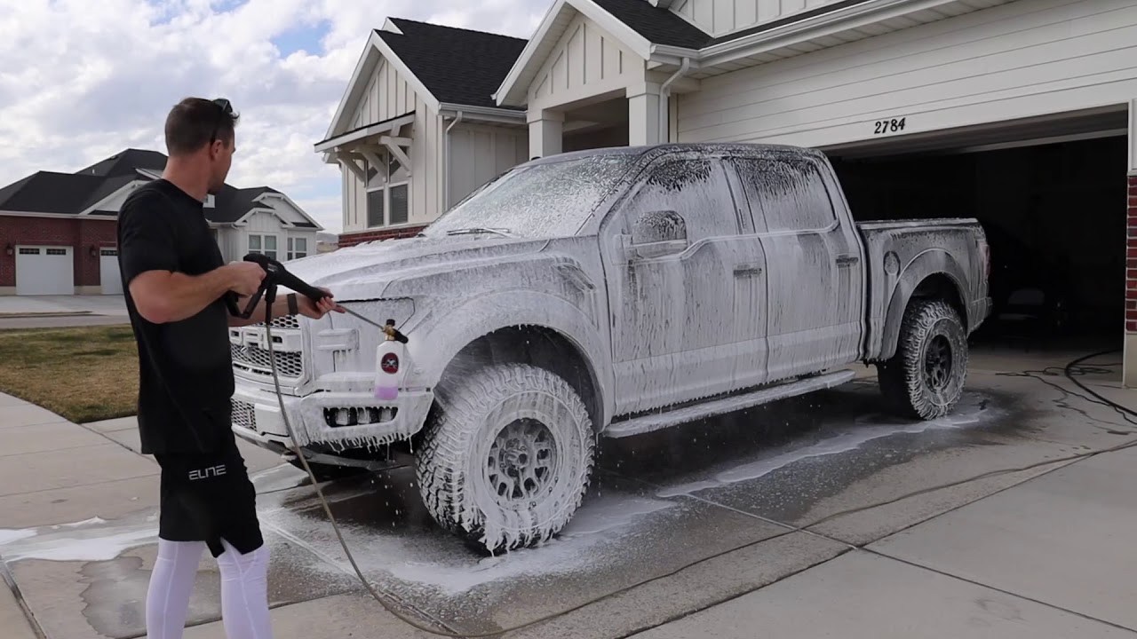 Detailing My 2018 Ford Raptor From Dirty To Clean! - YouTube