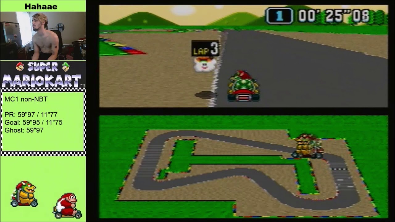 [SMK] Mario Circuit 1 (no PJ): 0'59"99 - YouTube