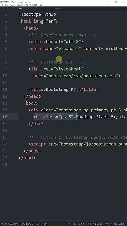 Cara Menggunakan Bootstrap 5 RTL - YouTube