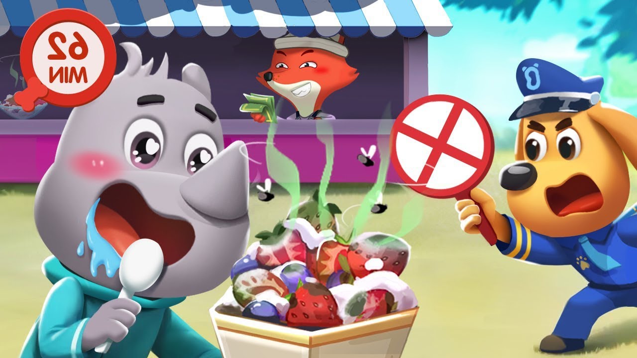 Don't Eat Dirty Food | Food Safety for Kids | Kids Cartoon | Detective ...