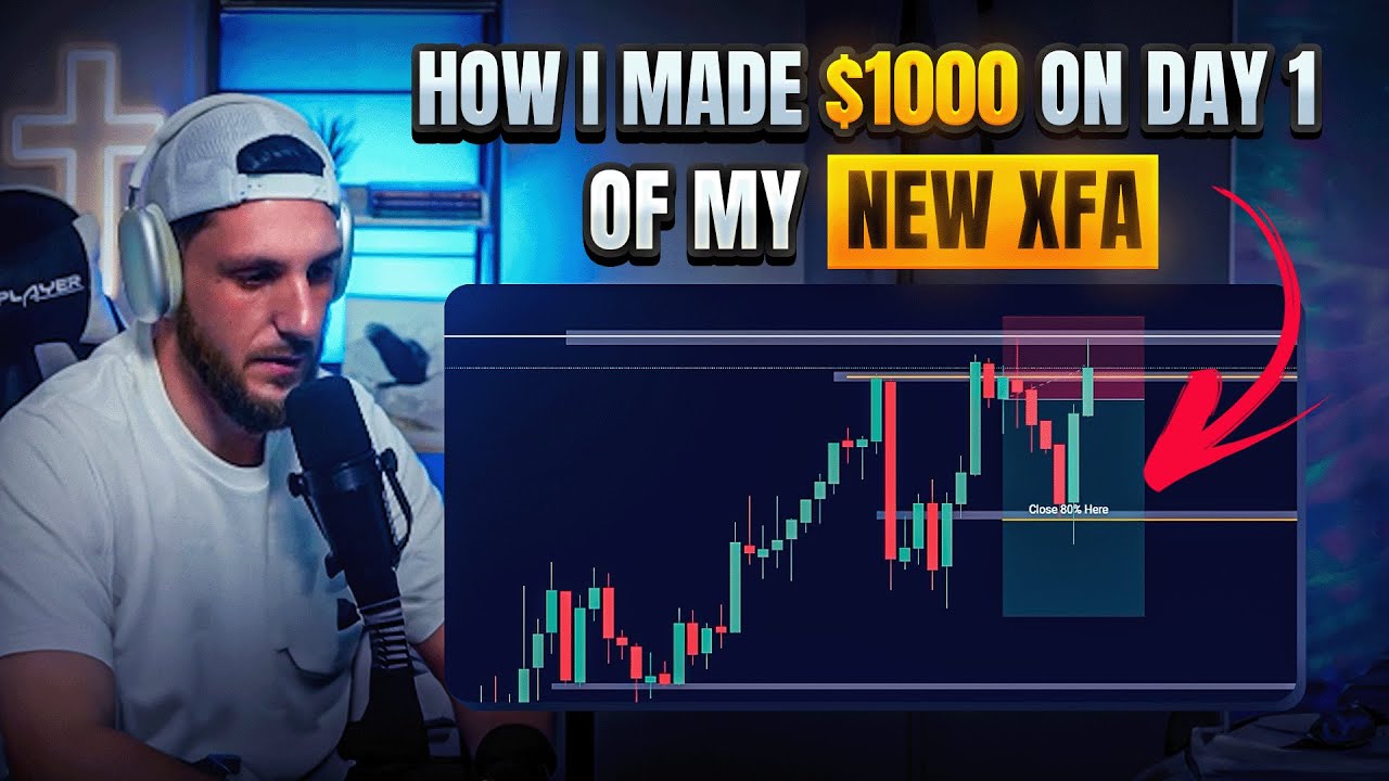 How i made $1,000 on day one of of my live XFA - YouTube