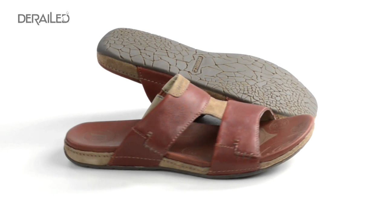 Merrell Lancet Slide Sandals - Leather (For Men) - YouTube