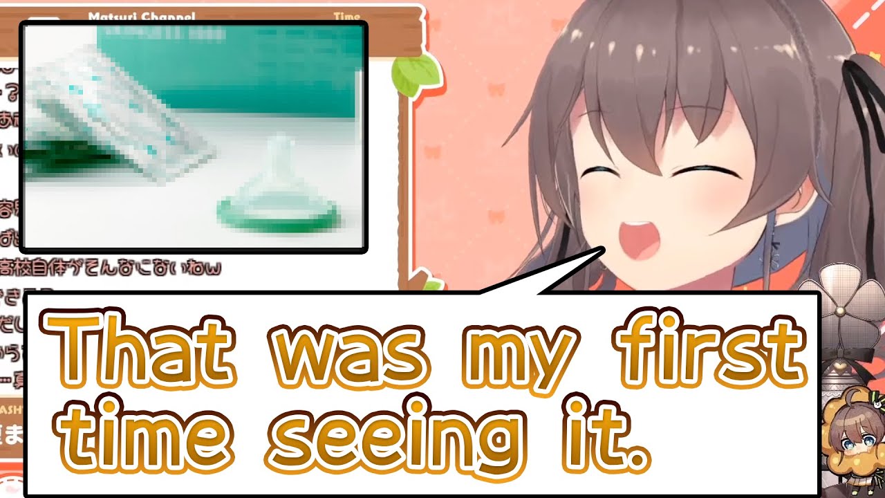 Matsuri talks about her first encounter with "the rubber"【hololive JP】【Eng Sub】 - YouTube