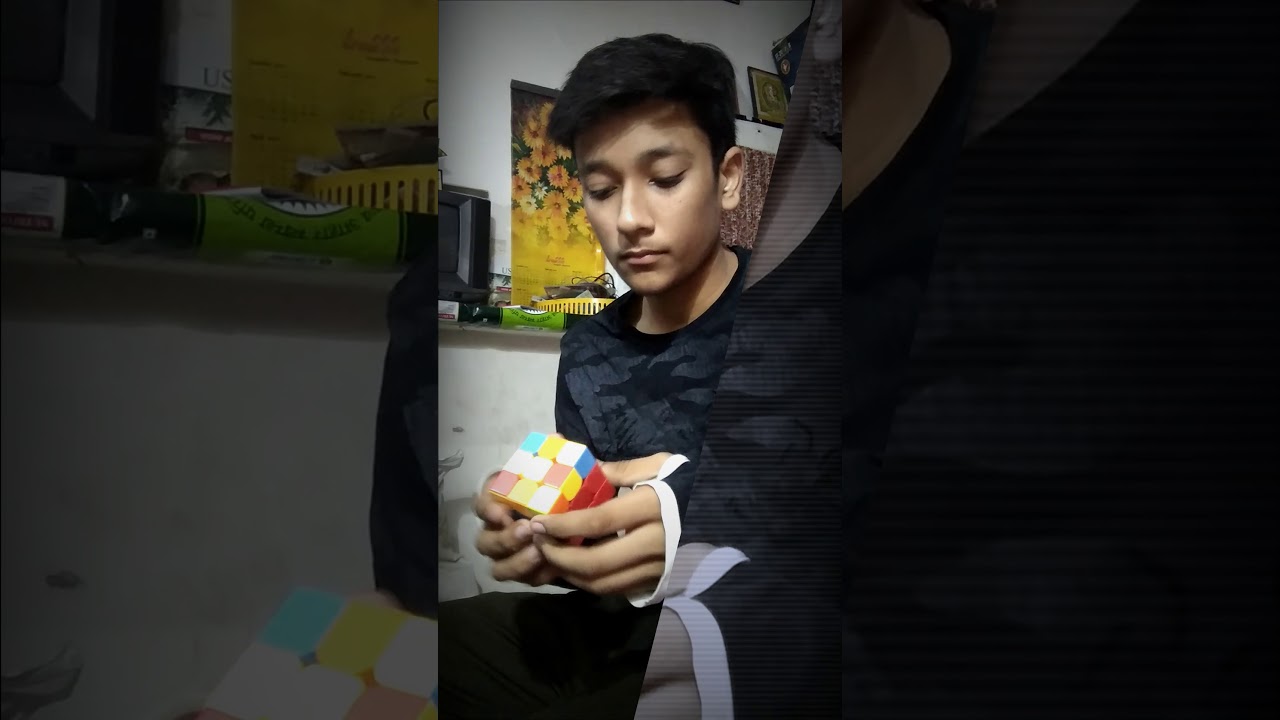 Talent of rubix cube..😁 - YouTube
