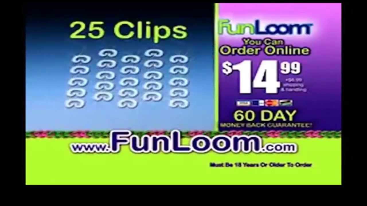 FunLoom | FunLoom As Seen On TV Rubber Band Bracelet Making Kit | FunLoom - YouTube