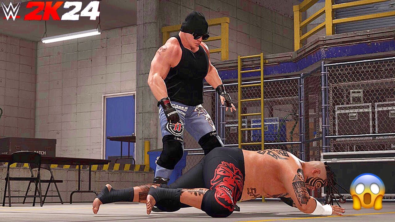 BROCK LESNER VS UMAGA | WWE 2K24 | GAMEPLAY | XBOX SERIES S - YouTube