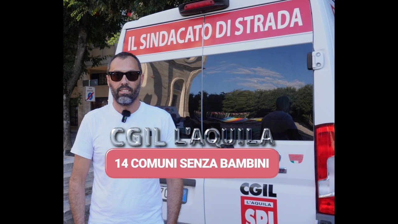 CGIL L'AQUILA- Francesco Marrelli- 14 COMUNI A ZERO NASCITE - YouTube
