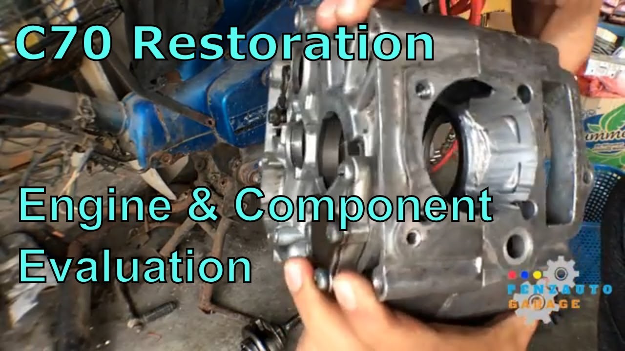 Restoring my 122cc Honda C70 Cub Part 2 - Engine Evaluation - YouTube
