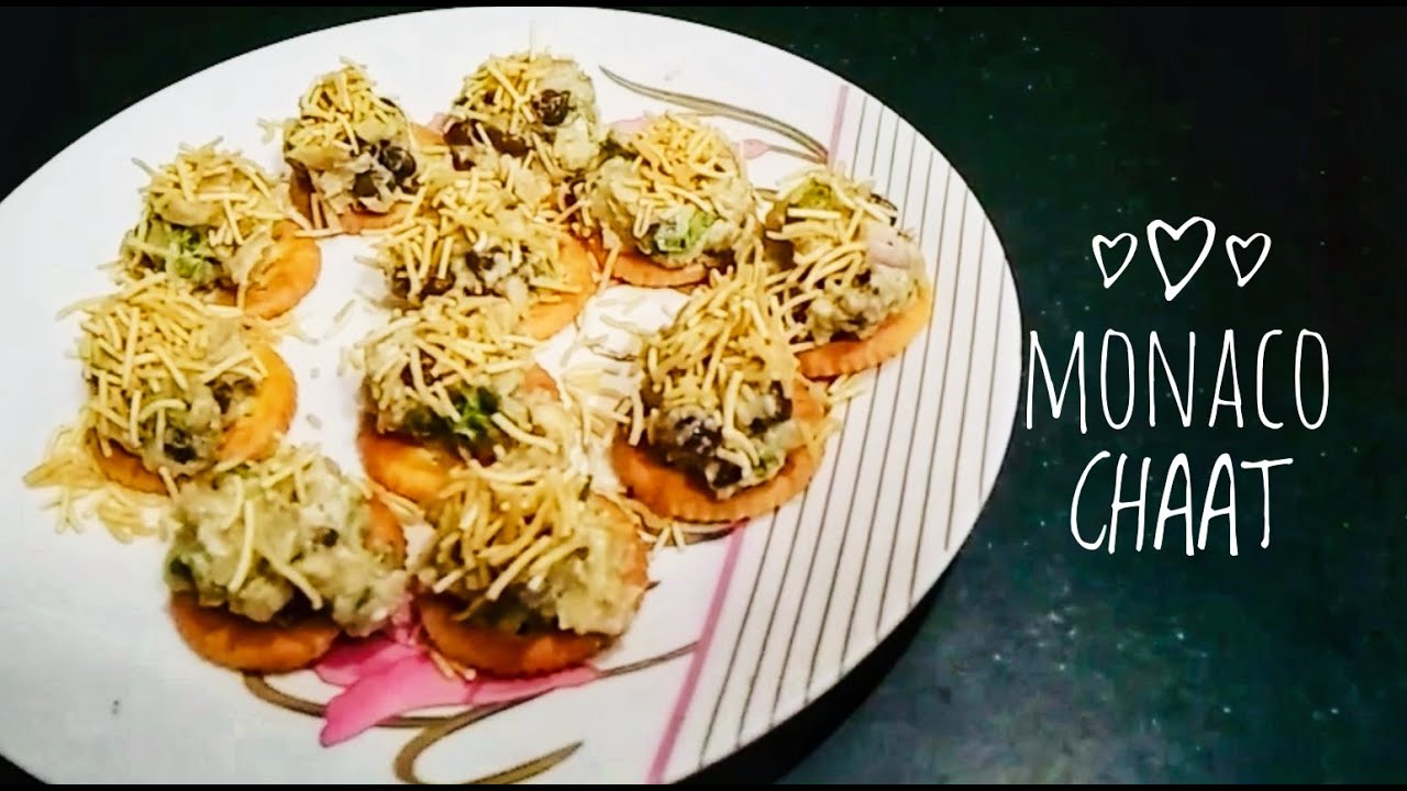 Monaco Biscuit Open Chaat Recipe ~ Kamal's Homely Recipes - YouTube