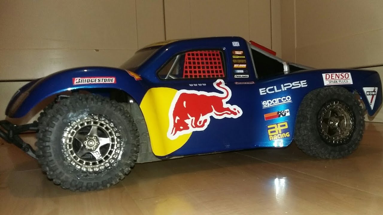 ARRMA 'RED BULL' SENTON CUSTOM SHELL - YouTube