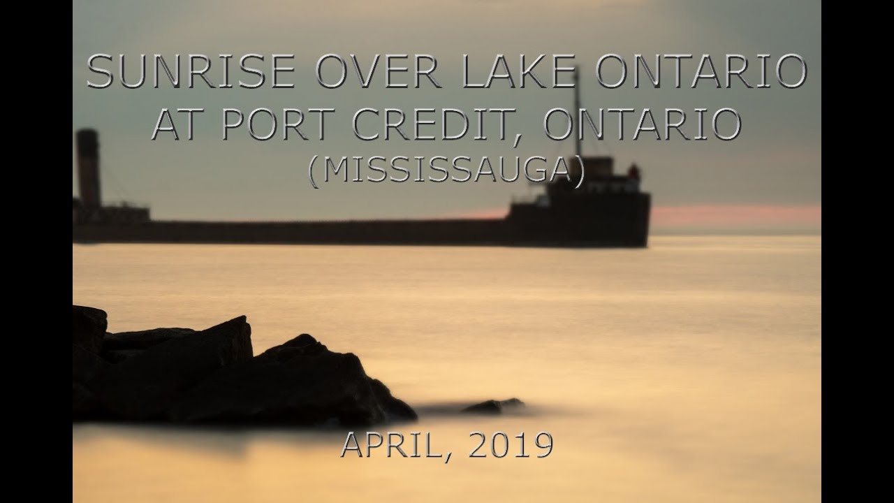 Sunrise Over Lake Ontario At Port Credit, Ontario (Mississauga) - YouTube