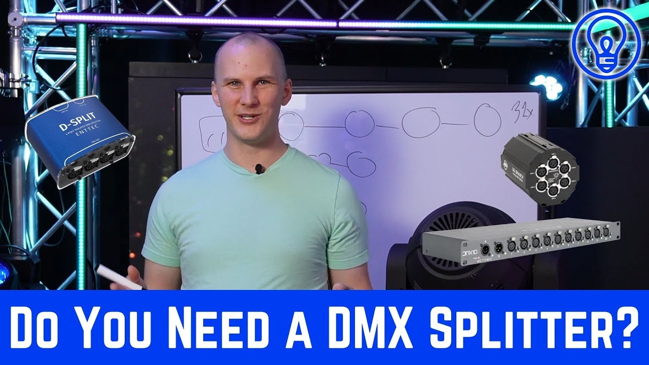 How Do You Use a DMX Splitter? Do I Need a DMX Splitter in My Stage Lighting? - YouTube