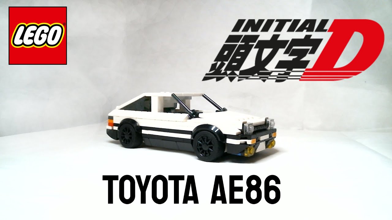 AE86 from Initial D made with Lego - YouTube