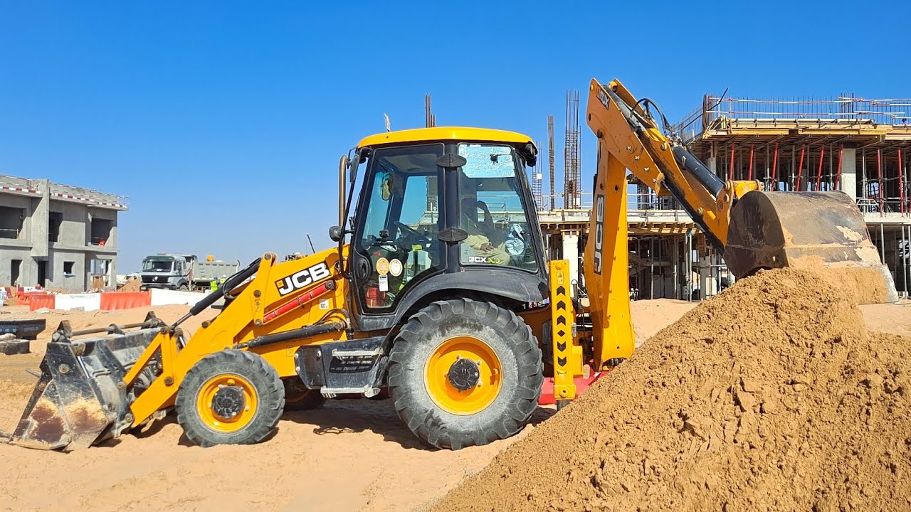 JCB 3CX Backhoe Loader | Work At Maine Hole Excavation | How To Work ...