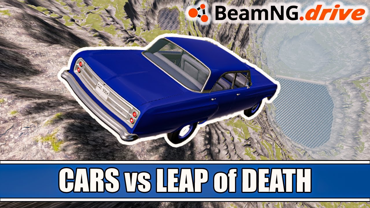 Carros vs Salto Mortal / Cars vs Leap of Death – BeamNG.Drive #29 # ...
