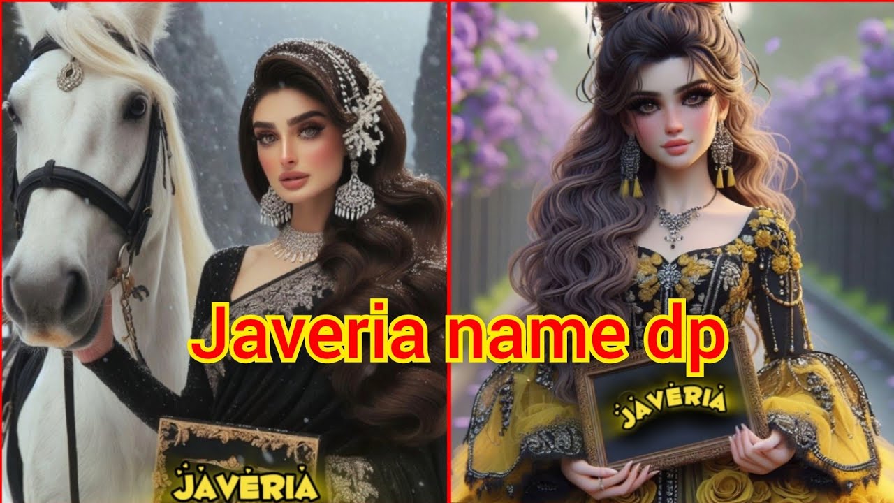 Special javeria name dpz /Only javeria dp - YouTube