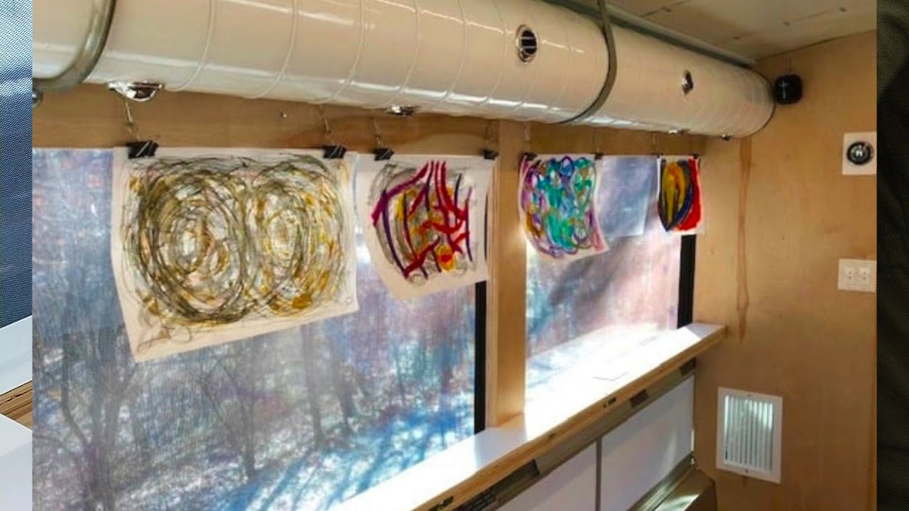 Golden Valley Woman Creates Art Therapy Bus “Maggie” - YouTube
