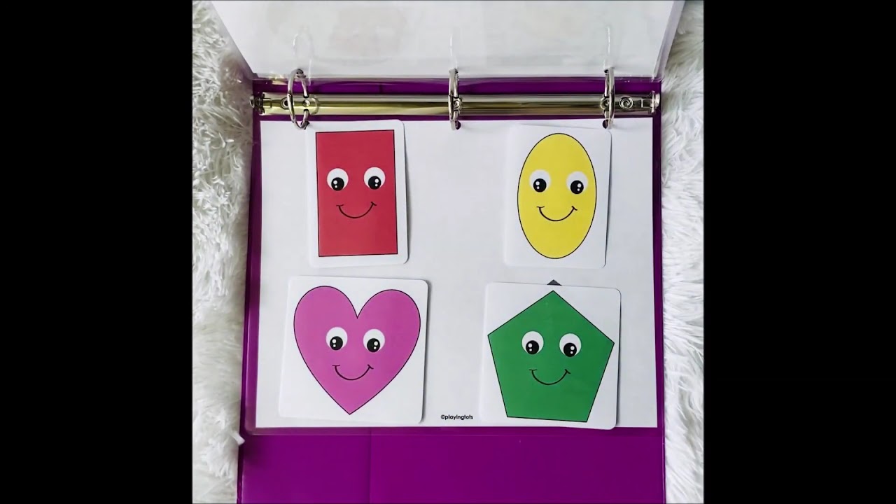Colors and Shapes Matching Activities, Busy Book Activity Pages for ...