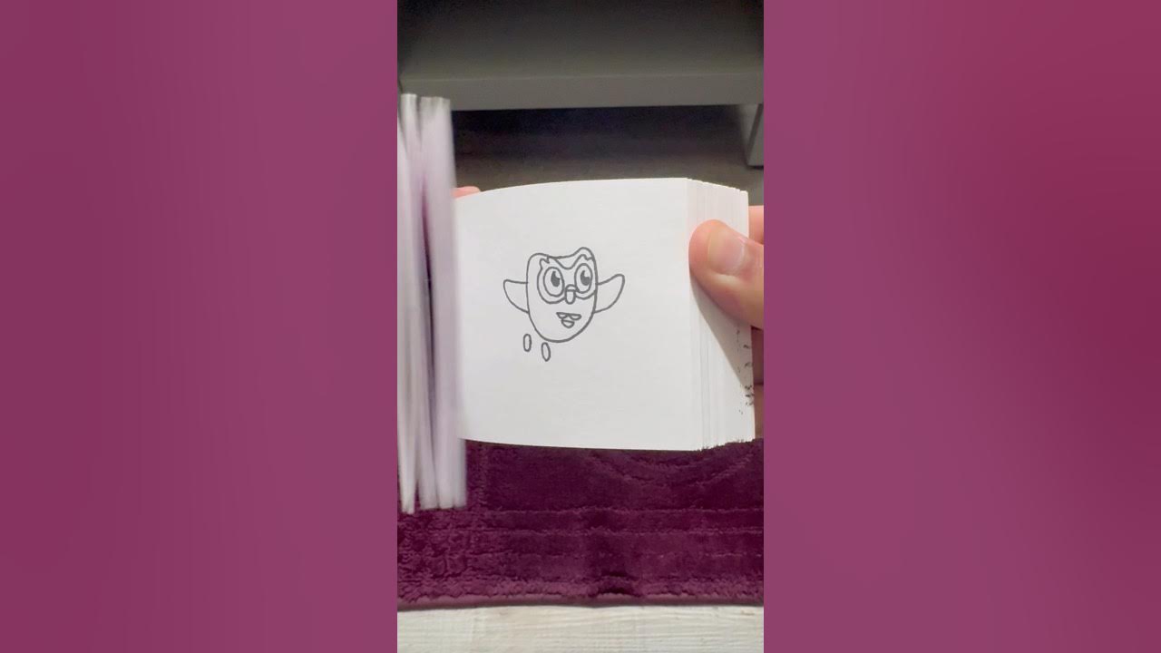 RIP Duolingo Owl Flip Book - YouTube