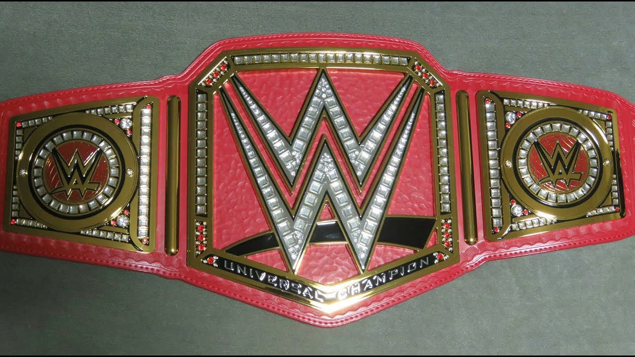 WWE Universal Championship Commemorative replica title belt - YouTube