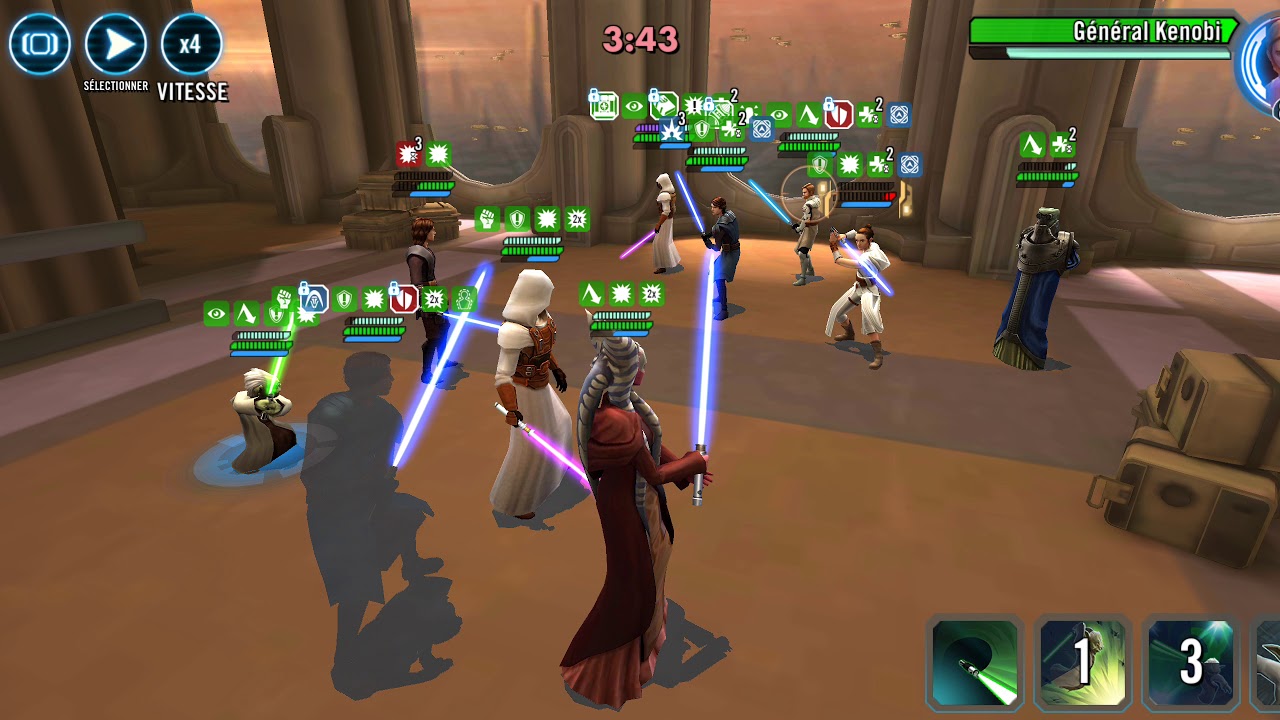Full Jedi Revan lead to beat GL Rey - YouTube