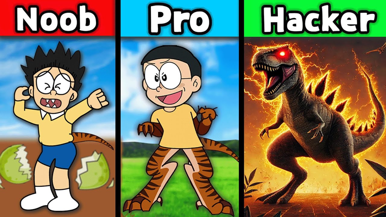 Nobita Evolving Into Monster Dinosaur 🦕 - YouTube
