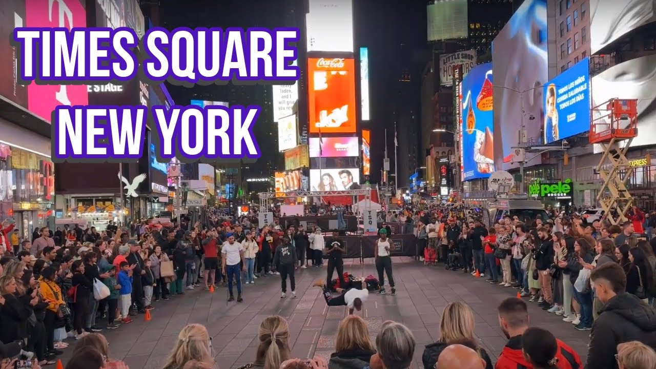 Times Square New York City Walking Tour - YouTube