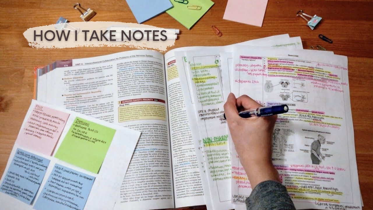 How I Take Notes In Nursing School before During After Lectures how-i-take-notes-in-nursing-school-before-during-after-lectures