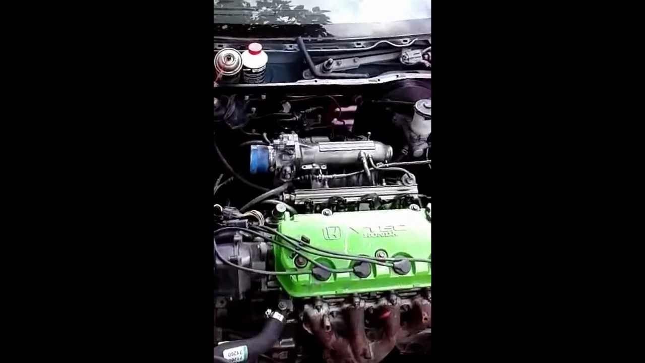 eg coupe D15 with D16 head - YouTube