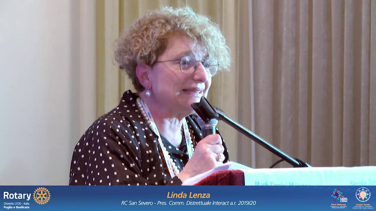 25°ASSEMBLEA DISTRETTUALE (18/05/2019) LINDA LENZA - YouTube